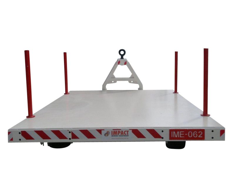 8T General Purpose Flat Top Trailer - Impact Mining | Underground ...